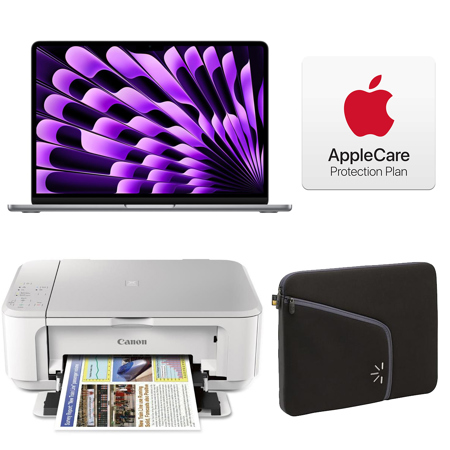 Apple MacBook Air 13.6" with M3 Chip, with Canon PIXMA MG3620 AIO ...