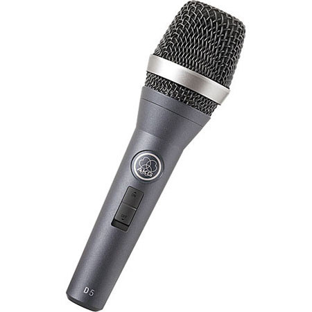 AKG Acoustics D5 Supercardioid Handheld Dynamic Vocal Mic with On/Off ...