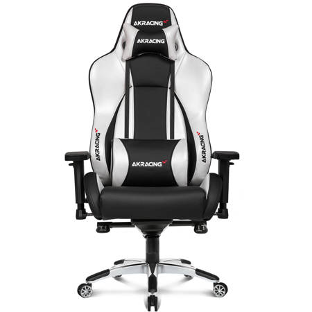 AKRacing Masters Series Premium Gaming Chair, Silver - Adorama