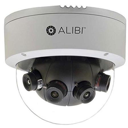Alibi 4K 8MP D/N Outdoor Panoramic IP Dome Camera with 4x 5mm Lens ...