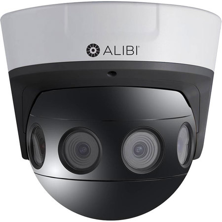 Alibi ALI-NP1018VR 4K 8MP 180 Degree Panoramic IP 100' IR Security Dome Camera