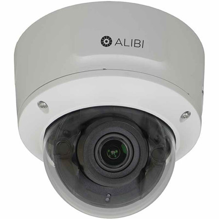 Alibi ALI-NS2114VR 4MP 100' IR Outdoor WDR Dome IP Security Camera, White