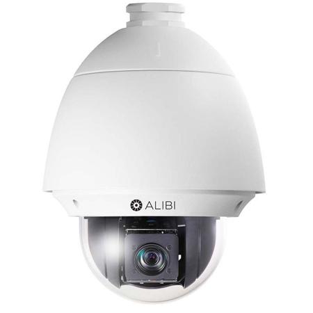 Alibi 1.3MP 720p HD-TVI /1000 TVL CVBS Outdoor PTZ Camera, White