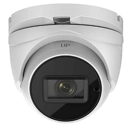 Alibi 5.0MP Outdoor Mini Turret Dome Security Camera, 2.8-12mm Lens, White