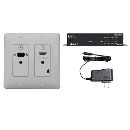 Aurora Multimedia DXW-2-S1 230' One Room - One Cable Kit, White