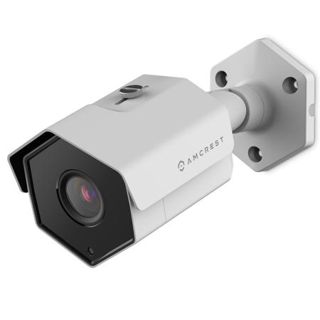 Amcrest UltraHD 5MP PoE Bullet IP Camera with IR, 3.6mm Lens, White
