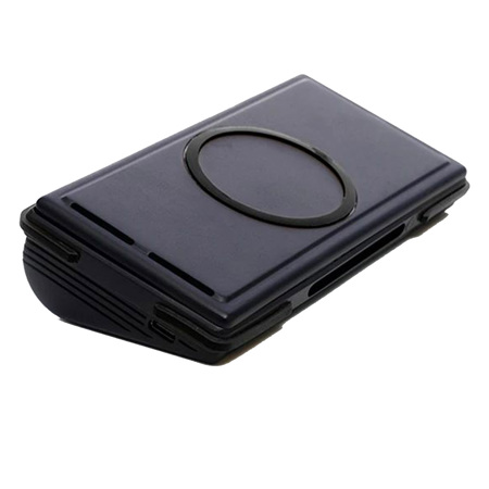 Ampere Full Circle Wireless Input and Output Power Bank, 13400mAh, Black