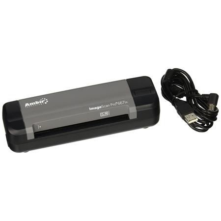 Ambir PS667ix-AS Simplex ID Card Scanner with AmbirScan - Adorama