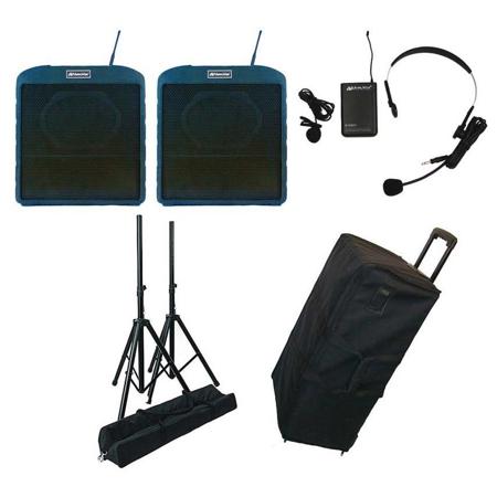 AmpliVox SW6923 Premium AirVox PA System, Speaker, Wireless Headset ...