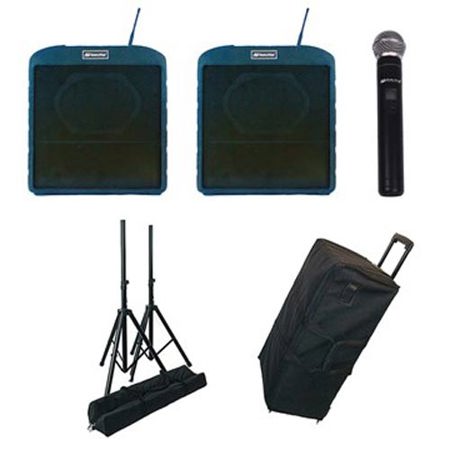 AmpliVox SW6924 Premium AirVox PA System with Speaker & Wireless ...