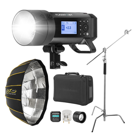 Flashpoint XPLOR 400PRO TTL Battery-Powered Monolight + Glow EZ Lock ...