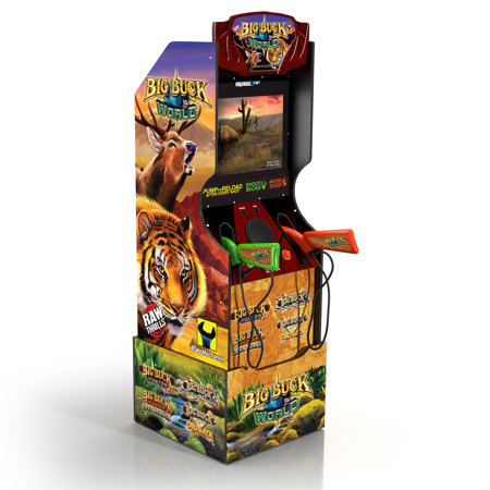 Arcade1Up Big Buck World Arcade Game Machine with Riser - Adorama