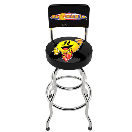 Arcade1Up Pac-Mania Swivel Hi Back Stool - Adorama