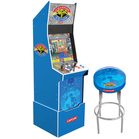 Tastemaker Arcade1Up Street Fighter II Champion Edition Big Blue Arcade ...