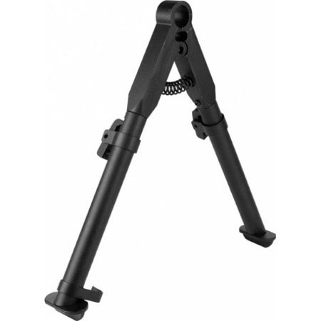 AIM Sports AK/SKS Bipod, 8.5- 13.5" Adjustable Height, Barrel Clamp Mount