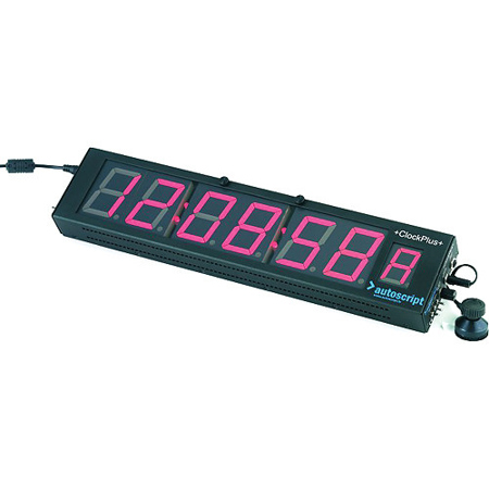 Autoscript ClockPlus LED SMPTE/EBU Timecode Display CLOCKPLUS