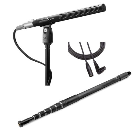 Audio-Technica BP4029 Stereo Shotgun Condenser Microphone W/Gitzo Mic ...