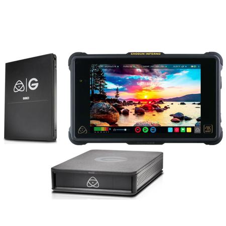 Atomos Shogun Inferno W/G-Tech Atomos Master Caddy 4K 1TB SSD/ev Series ...