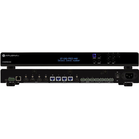 Atlona Technologies 4K/UHD Dual-Distance 4x4 HDMI to HDBaseT Matrix ...