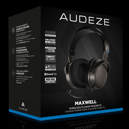 AUDEZE Maxwell Wireless Over-Ear Gaming Headset for PS5 with AUDEZE Maxwell Wireless Over-Ear Gaming Headset for PS5 with