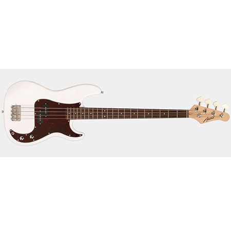 Austin APB200 Classic Bass Guitar, White - Adorama