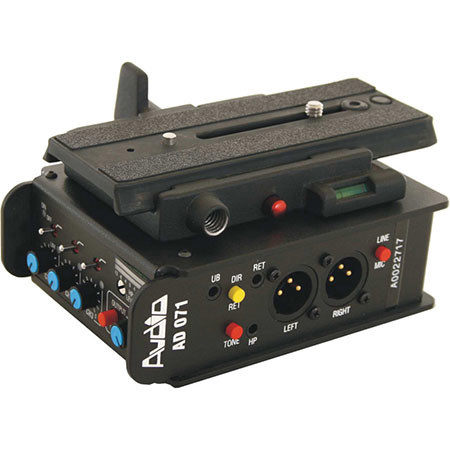Audio Developments AD071 Camera Mixer with Tripod Fixing & Mount Kit, 3 ...