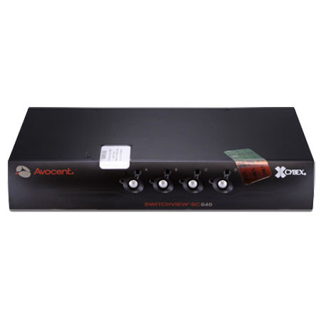 Avocent SwitchView SC640-001 4 Ports KVM Switchbox - Adorama