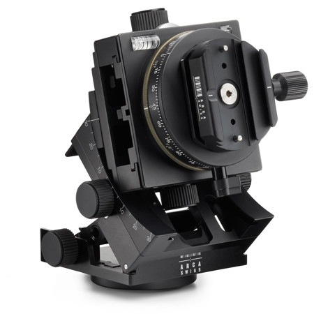 Arca Swiss C1 Cube Geared Tripod Head with clicPan and Classic Quick ...