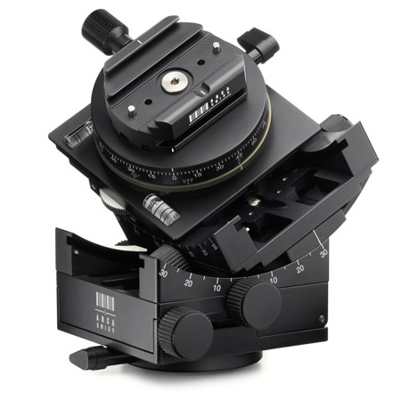 Arca Swiss C1 Cube Geared Tripod Head with clicPan, Classic QR and ...