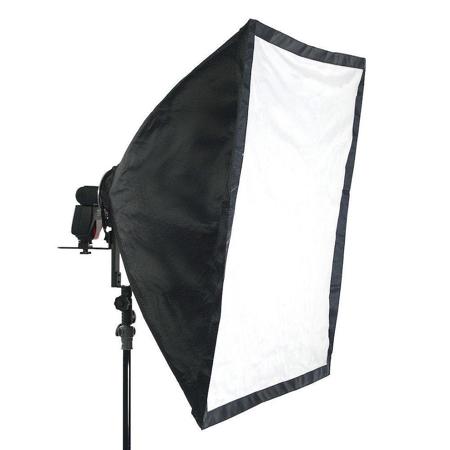 Alzo Digital 24x24" Large Softbox for Porta Flash Speedlight - Adorama