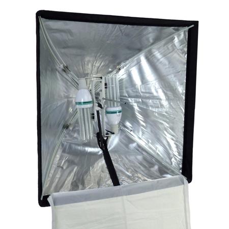 Alzo Digital 200 LED Umbrella Softbox 5500K 2 Light Kit with Stands and ...