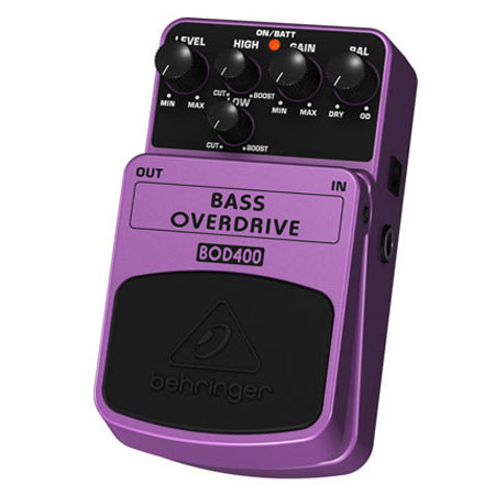 Behringer Bass Overdrive Stompbox Effects Pedal - Adorama