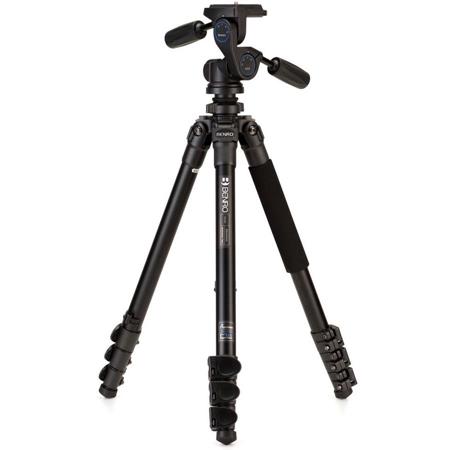 Benro Adventure Aluminum Series 2 Tripod Kit with HD2 Head, 4 Section ...