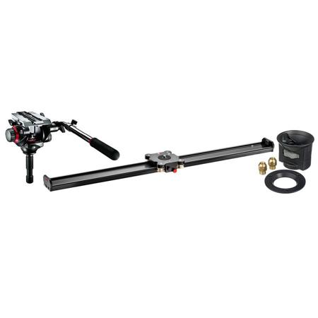 Manfrotto MVS100A 100cm Camera Slider - Bundle With Manfrotto 504HD ...