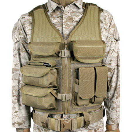 Blackhawk Omega Elite Tactical Vest EOD, Coyote Tan - Adorama