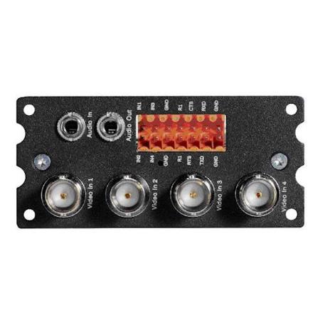 Bosch VIP-X1600-XFM4A 4-Channel Video Encoder Module with Audio