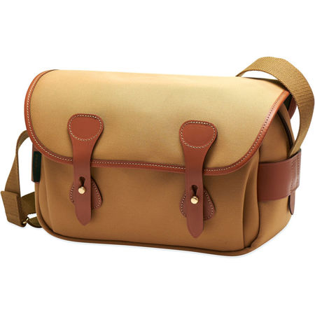 Billingham S3 Shoulder Bag, Khaki Canvas/Tan Leather - Adorama