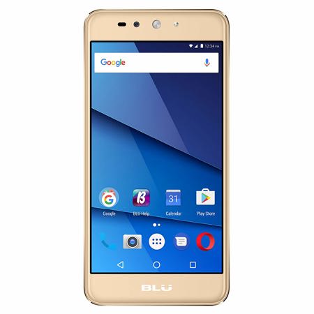 BLU Grand XL LTE Dual-SIM 8GB, 1GB RAM, 5.5" Unlocked GSM Smartphone, Gold