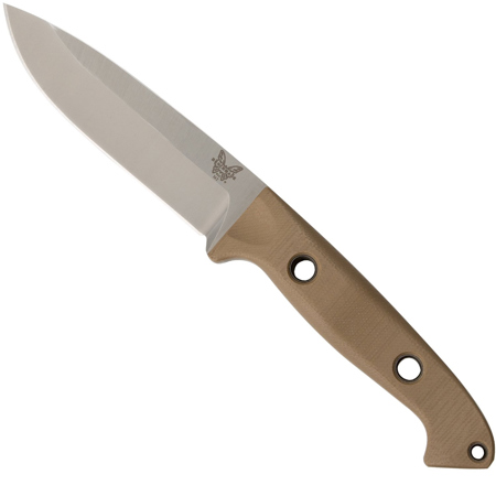 Benchmade 162-1 Sibert Bushcrafter 4.4" Fixed Plain Edge S30V Blade Knife