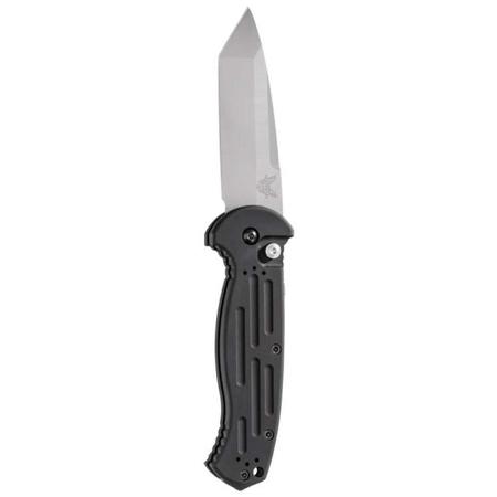 Benchmade AFO II Auto 3.56" Plain Edge Tanto Blade knife, Satin Blade