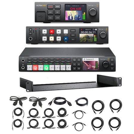 Blackmagic ATEM Television Studio HD Switcher w/HyperDeck HD Plus, Web ...