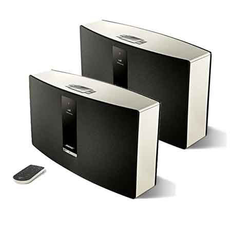 Bose SoundTouch 30 Wi-Fi Music System, White 2 Pack