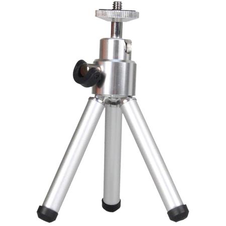 Bower 5-Section Mini Tripod for Digital Cameras, Silver - Adorama