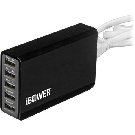 iBower 5-Port 5V/5A USB Charging Dock - Adorama