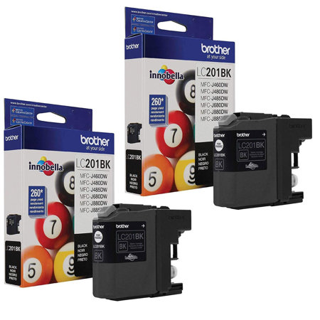 Brother 2x LC201 Innobella Standard-Yield Ink Cartridge, 260 Pages ...
