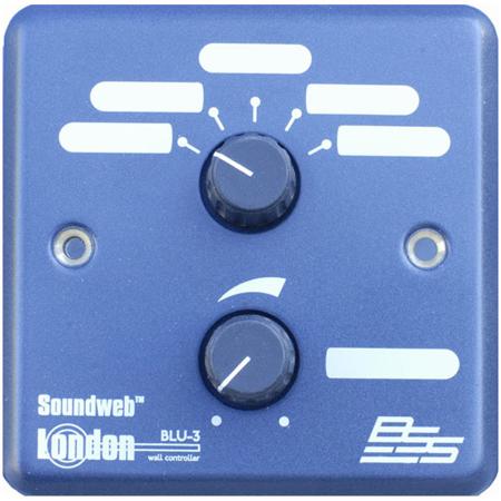 BSS BLU-3 Simple Wall-Mount Controller, 5-Position Source/Preset Select ...