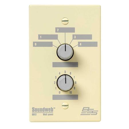 BSS Soundweb 9012 Wall Panel, Level Control Wall Controller, Beige (UK ...