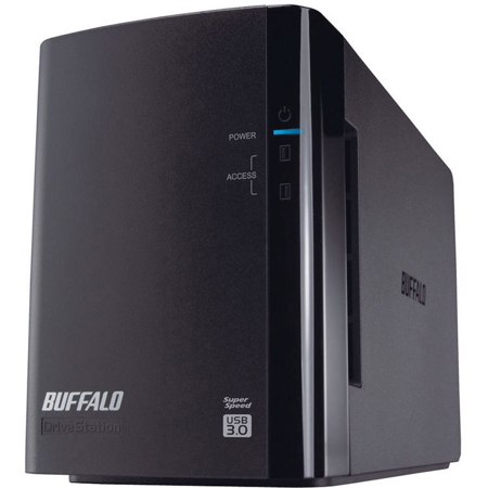 Buffalo Technology DriveStation Duo 8TB (2x 4TB) 2-Drive Bay USB 3.0 ...