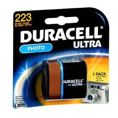 Duracell 223 6V Lithium Photo Battery - Adorama