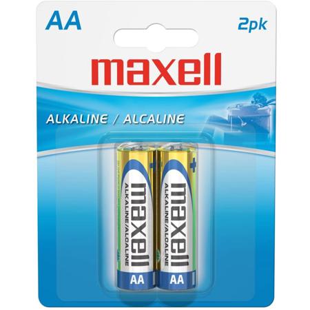 Maxell AA 1.5V Alkaline Battery, 2-Pack - Adorama